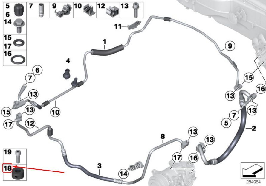 OEM BMW 1 E87 VIBRATION ABSORBER 64509231714 9231714 GENUINE | eBay