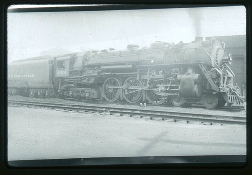 Railroad Slide - New York Central #5314 4-6-4 Locomotive Rensselaer NY ...