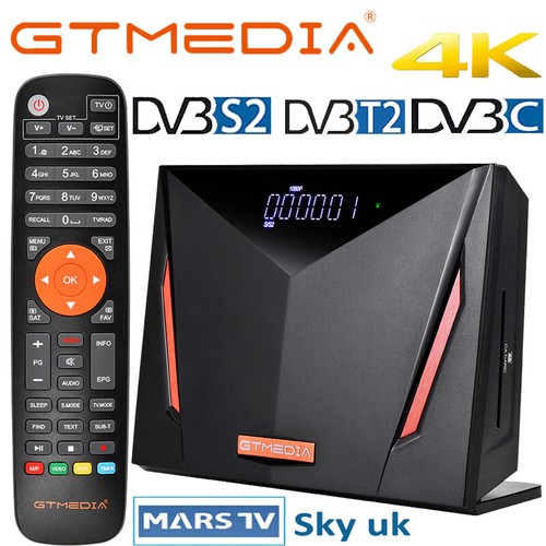 GTMEDIA V8 UHD For Mars Sky UK Decoder 4K Satellite DVB-S2/S2X/T2/C Sat TV Box | eBay UK