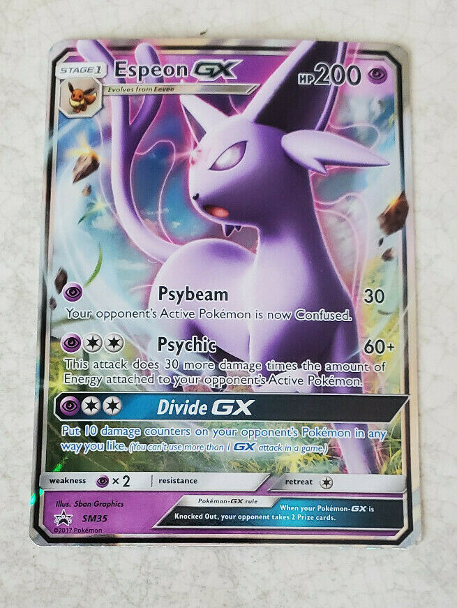 Carte D'espeon Espeon & Deoxys GX PR SM SM240 | Pokemon TCG POK Cards