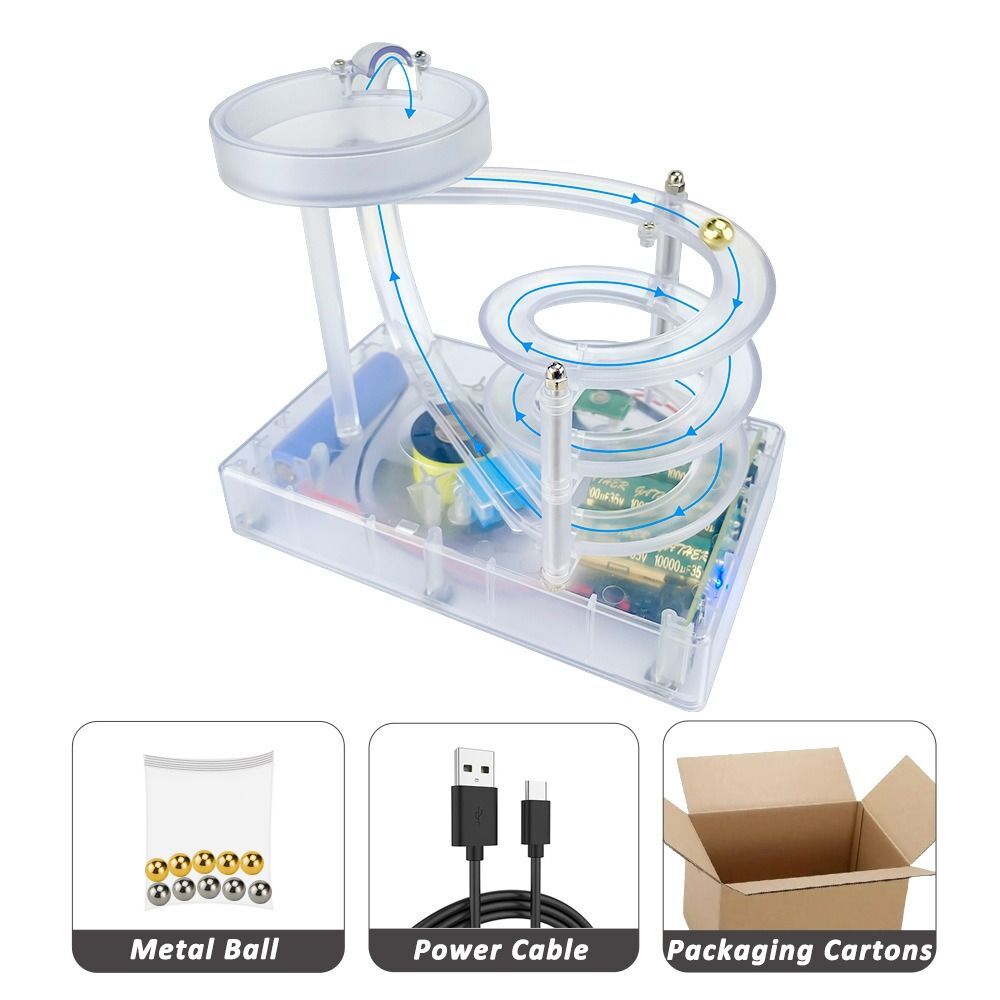 Inertial Perpetual Marble Machine Metal Infinite Jumping Table Toy | eBay