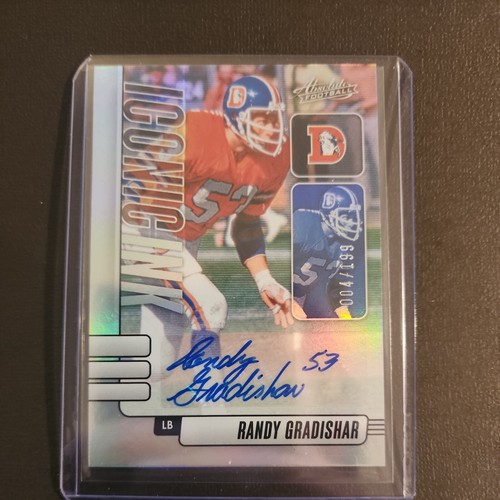 2024 Panini Absolute Randy Gradishar Auto /199 Iconic Ink Broncos | eBay