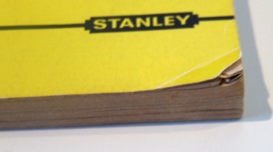 Stanley Tools Catalog No. 34 Vintage 1958 Edition PB Paperback - USED w ...