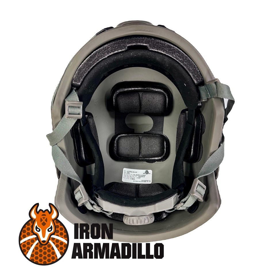 IRON ARMADILLO FRHC LVL 3A Tactical Ballistic Helmet Ranger Green ...