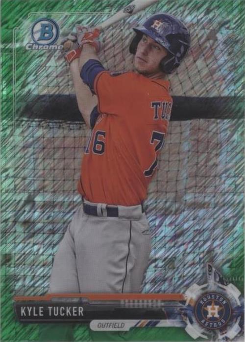 2017 Bowman - Chrome Prospects Kyle Tucker #BCP28 Green Shimmer ...