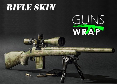 Camo Guns Wrap Skins Premium Vinyl Sticker Matte Rifle Pre-Cut ...