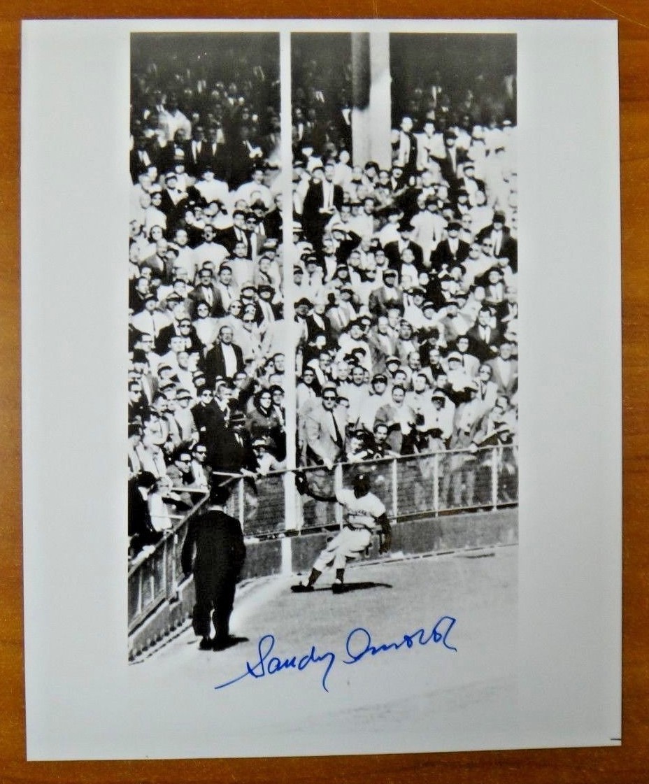 Sandy Amoros Brooklyn Dodgers Signed 8x10 Photo | eBay