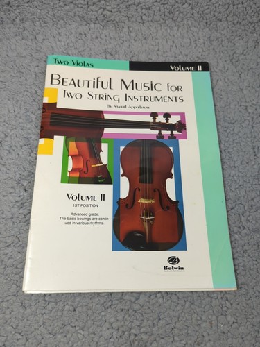 Violin Beautiful Music for Two String Instruments, Volume 1 & 2 | eBay