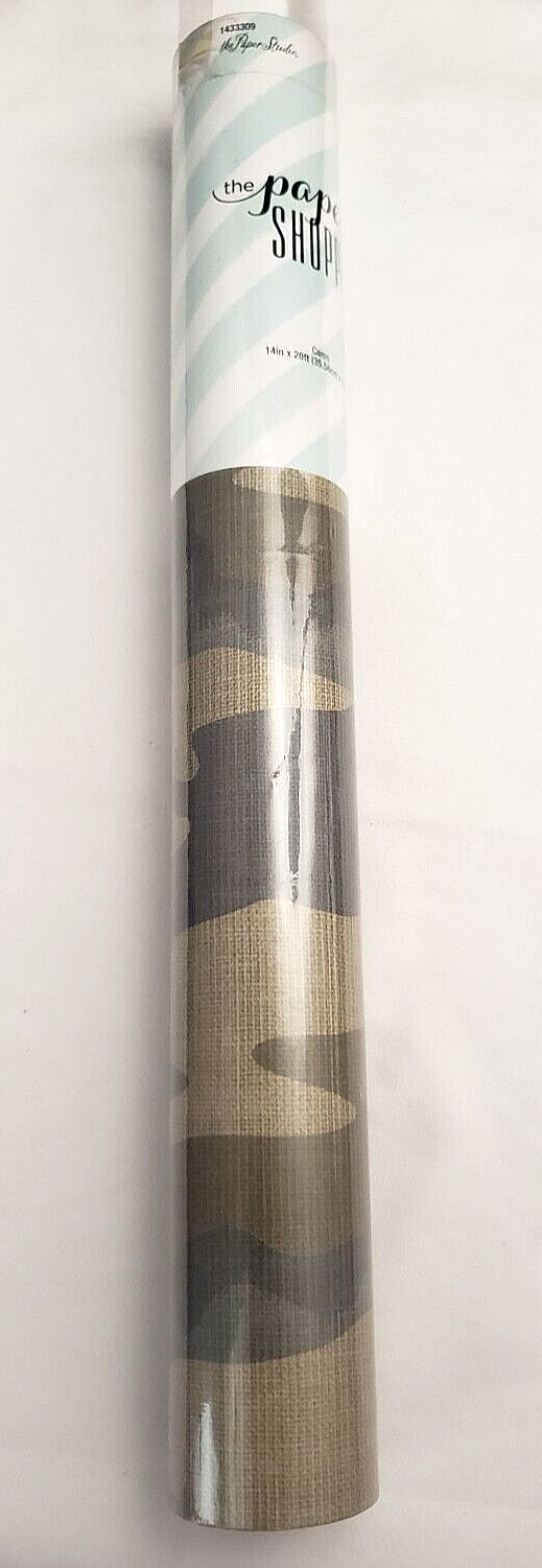 The Paperie Shoppe by The Paper Studio CAMO Paper Roll - 14" x 20 ft | eBay