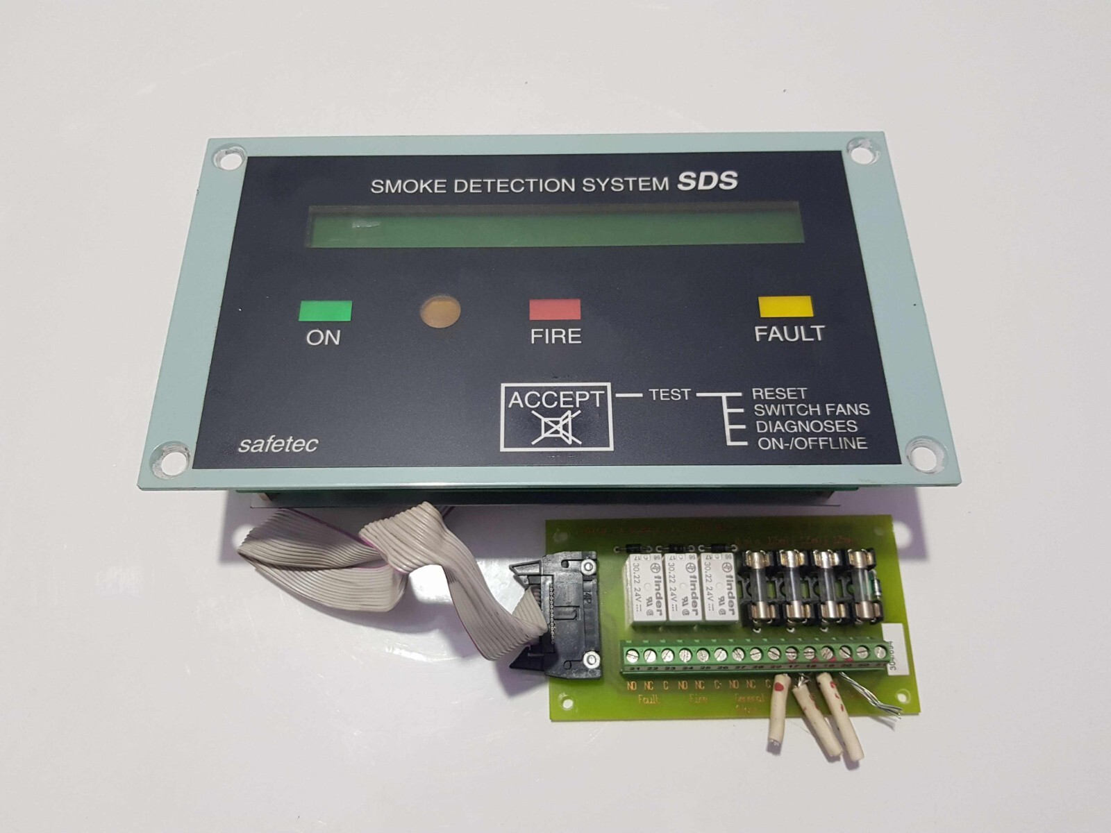 SAFETEC SDS-R/P SMOKE DETECTION SYSTEM DISPLAY PANEL | eBay