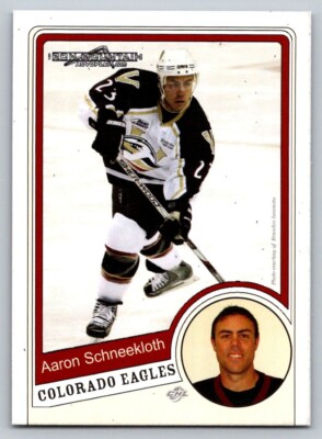 Aaron Schneekloth 2007-08 Colorado Eagles | eBay