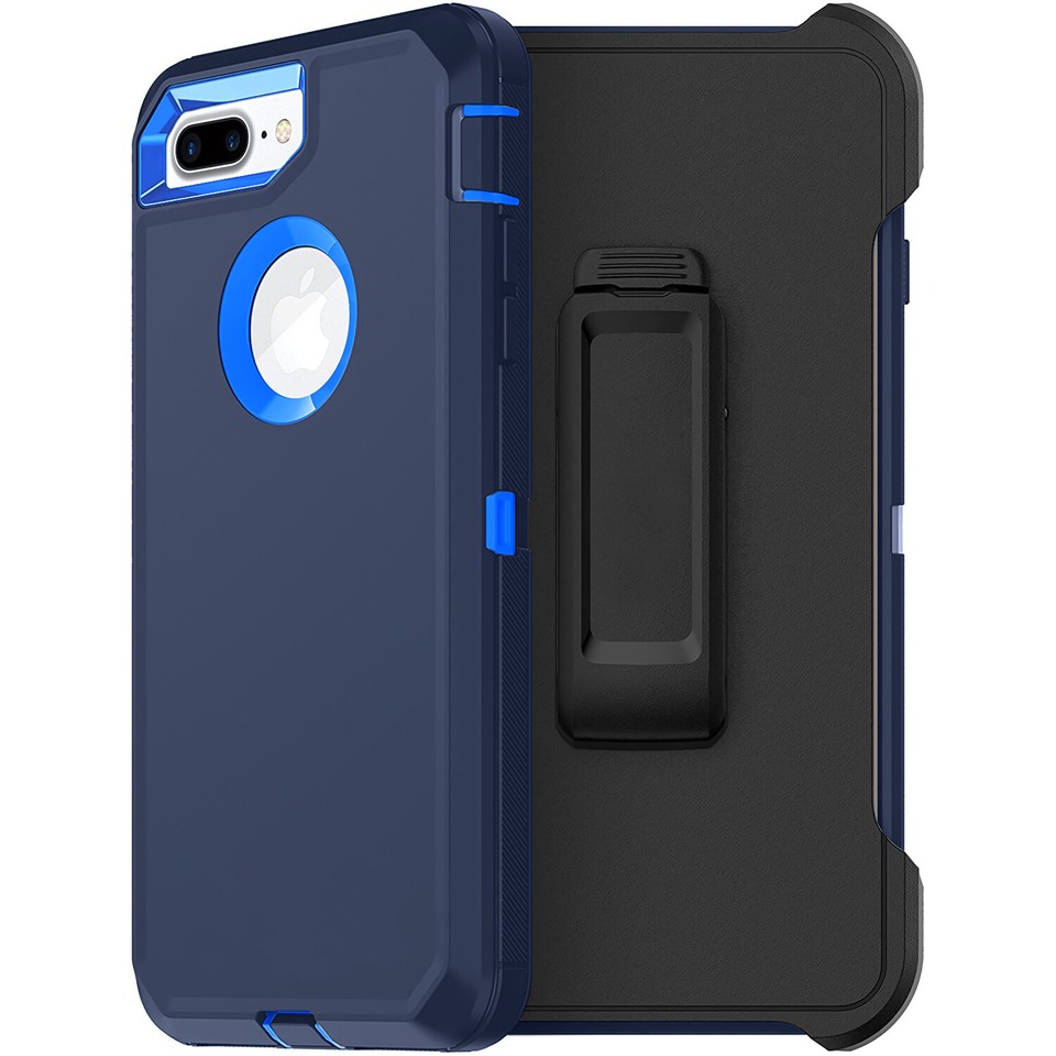 For Apple iPhone 7 / 8 Plus Case Screen Protector Series Fits Defender ...