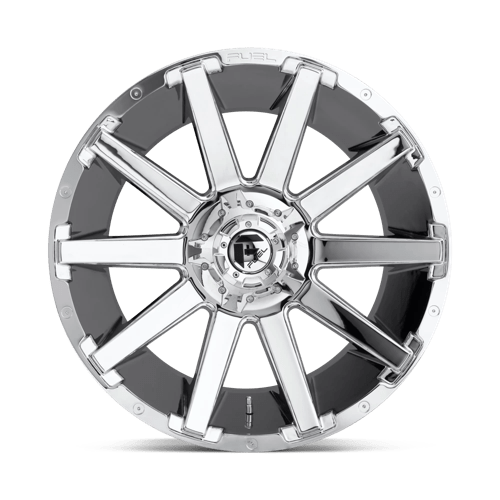 22X12 Fuel 1PC D614 CONTRA 8X170 -44MM CHROME PLATED (4) | eBay