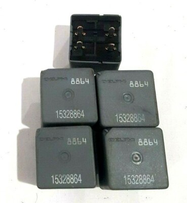 (Lot of 5) DELPHI 4 Pin Relay 15328864 or 8864 OEM Genuine AC GM | eBay