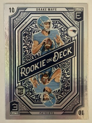 2024 Donruss Elite Drake Maye Rookie On Deck #3 Patriots RC And Elitist ...