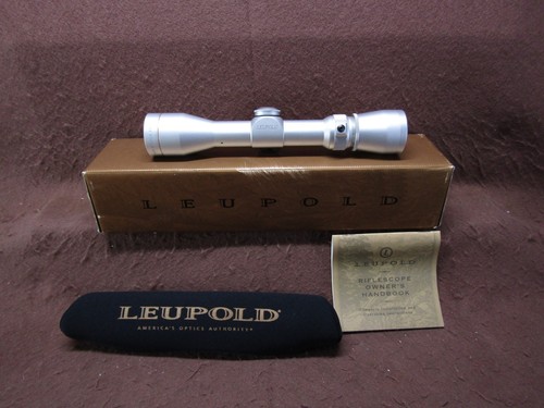 Leupold Silver Finish 2.5-8x EER Scope Duplex 1" Tube 9 5/8" Long RSC ...