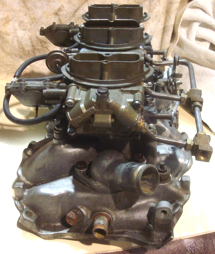 1967 Corvette Tri Power Holley 3660 3659 Carburetor 427 435 HP GM ...