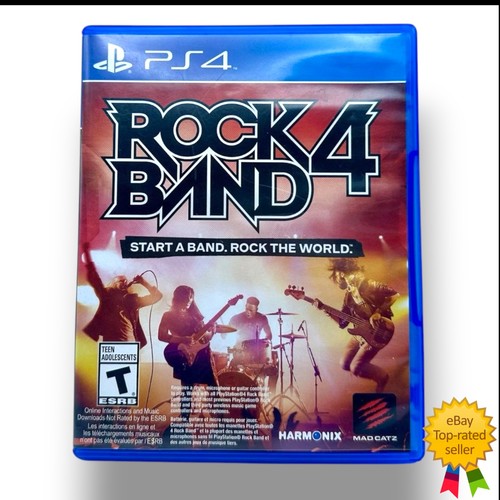 Rock Band 4 Standard Edition Game for PlayStation 4 PS4 w/ Box Clean ...