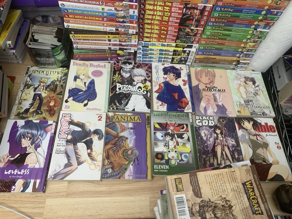 Mixed Lot of 21 Manga Books - English - Shonen Shojo Action Romance Viz ...