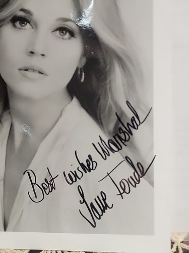 Jane Fonda•Stunning 5x7 Hand Signed Photo Autograph No COA | eBay