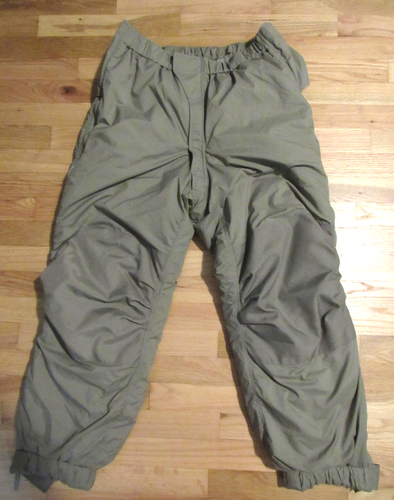 SMALL REGULAR Primaloft GEN III L7 ECWCS Trousers Extreme Cold Weather ...