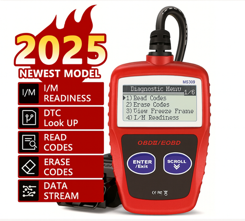 Automotive OBD Code Reader OBD2 Scanner Car Check Engine Fault ...