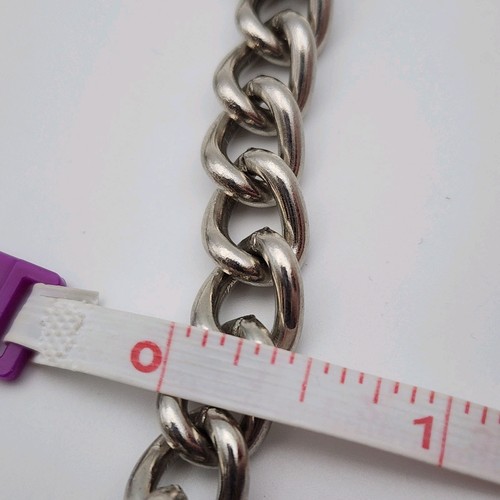 Guess Puffed Heart Charm Pave Rhinestone Silver Tone Front Toggle ...