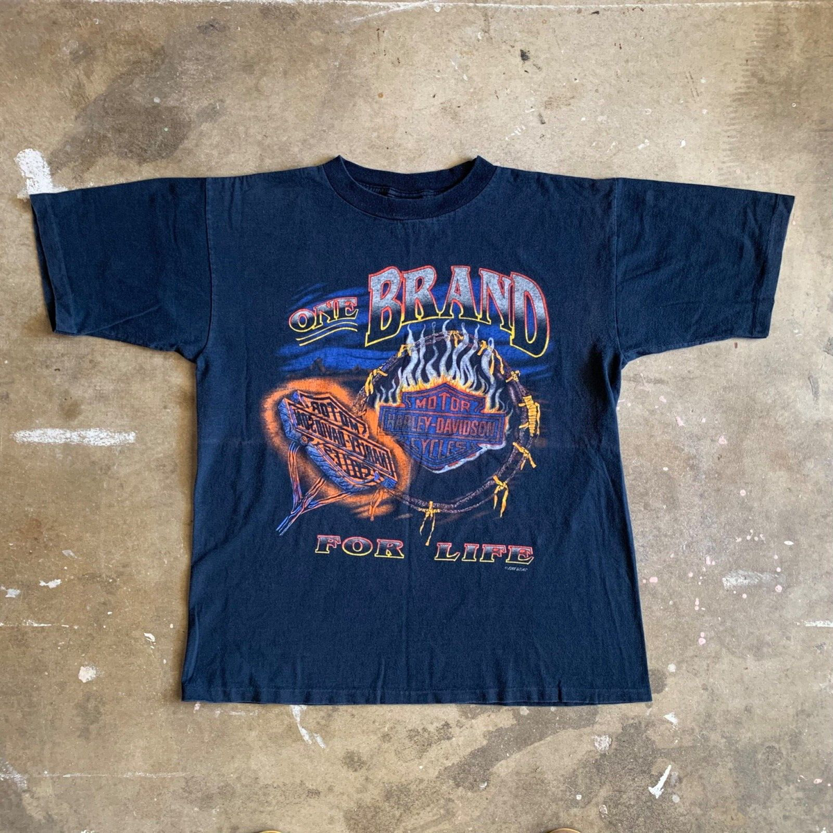 1980s VINTAGE 80s HARLEY DAVIDSON MOTORCYCLES BIKER T-SHIRT 1980s VINTAGE 80s HARLEY DAVIDSON MOTORCYCLES BIKER T-SHIRT