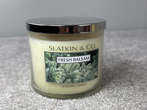 Bath & Body Works Slatkin & Co. 3-Wick 14.5 oz Scented Candle Fresh ...