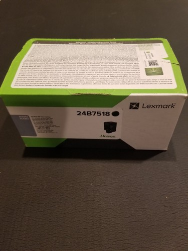 Genuine Lexmark 24B7518 High Yield Black Toner Cartridge for XC4342 ...