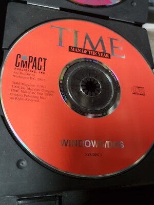 TIME MAN OF THE YEAR CD-ROM WINDOWS/DOS FROM 1993 | eBay