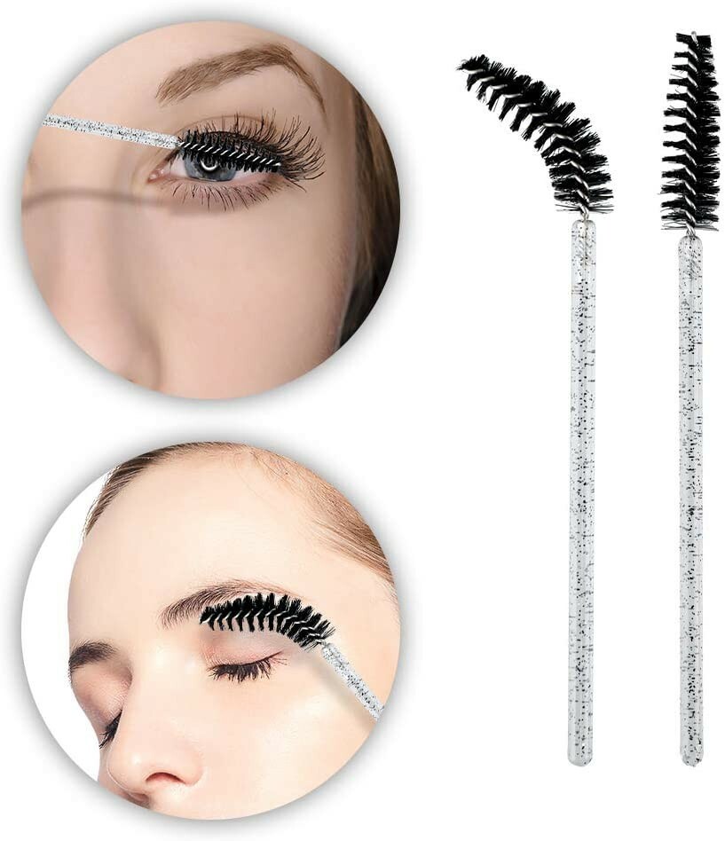 Disposable Mascara Wands Eyelash Brushes Brow Lash Extension Spoolie Applicator | eBay