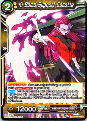 Ki Bomb Support Cocotte TB1-088 C Dragon Ball Super Card TCG X1 | eBay