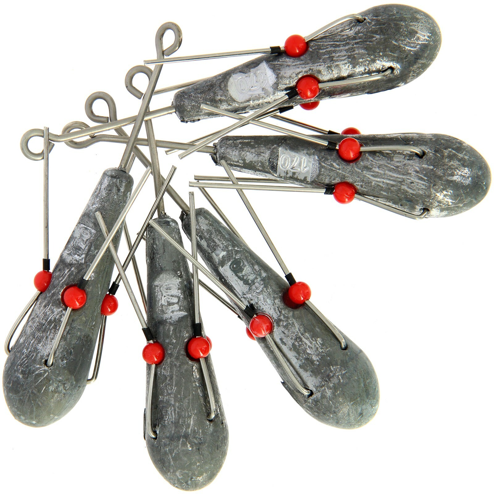 Sea Fishing Weights Breakaway Gripper Leads 3oz 4oz 5oz 6oz 8oz With ...