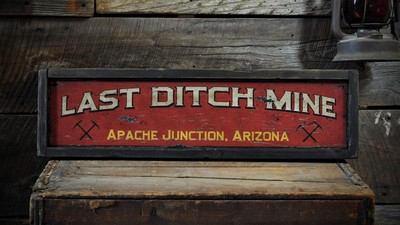 Custom Coal Mine City State Miner Sign -Rustic Hand Made Vintage Wood ...