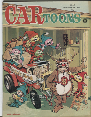 CARtoons December 1970 Bruce Steffenhagen Bruce Day Jack Feagan ...