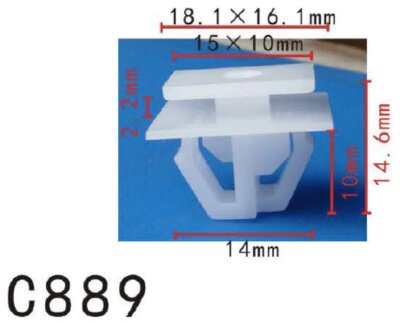 20pcs Tie Seal and plugging Clip Fit SSANG YONG K7955706000,7955706000 ...