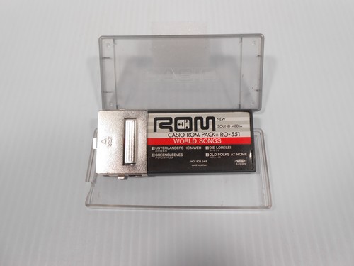 Vintage 1980's CASIO ROM Pack RO-551 World Songs Card for Keyboard | eBay