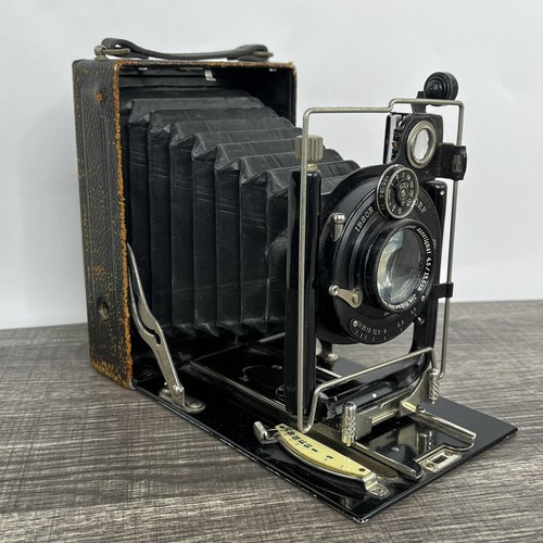 Rare Vtg FECA Folding Plate Camera Schneider Zecanar 1:4.5/13.5 Lens ...