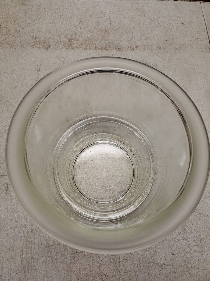 CORNING PYREX USA Thick Heavy LAB GLASS DESICCATOR 6.5" Tall 7.75" Wide ...