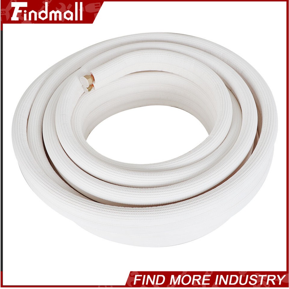 Findmall 50 Ft 1/4" - 1/2" Dia. Install Kit Fit For Mini Split Heat ...