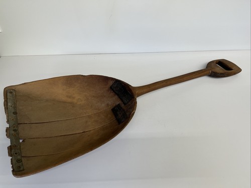 Antique Wooden Grain Shovel 1800s Primitive 35" | eBay