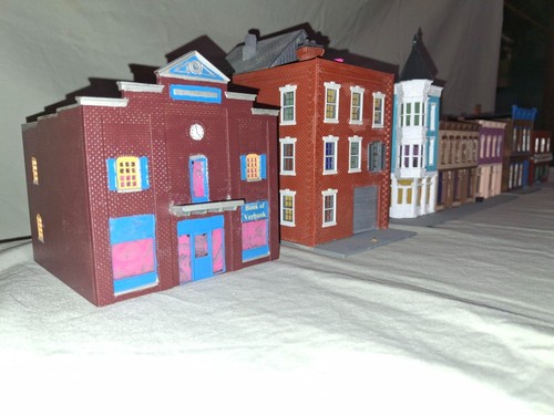 HO Scale Main Street U.S.A. - Four Separate Buildings and Three ...