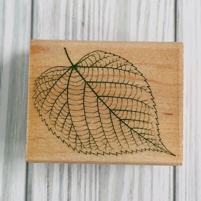 Hero Arts Leaf Detail E1998 Rubber Craft Stamp | eBay
