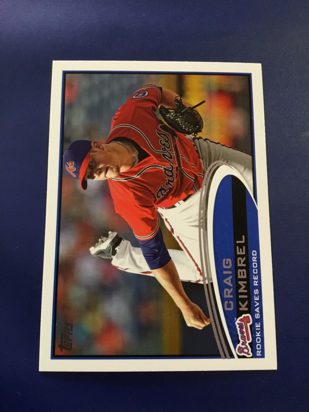 2012 Topps # 113 CRAIG KIMBREL ROOKIE RC Saves Leader Atlanta Braves | eBay
