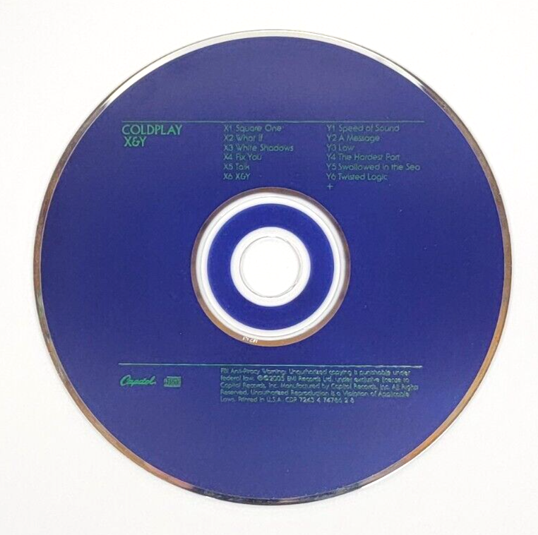 Coldplay X&Y (2005 CD, EMI) Disc Only - Tested | eBay