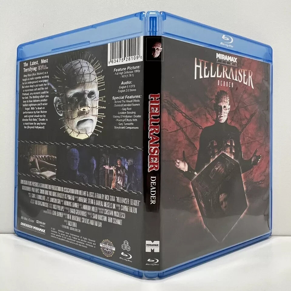 Hellraiser Deader (Part 7) Custom Region Free Import 1080p HD MOD Blu ...