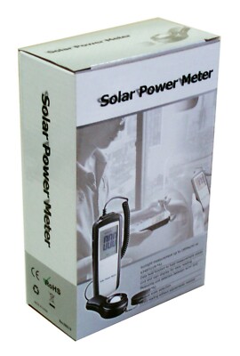 DT-1307 Sun Power Solar Energy Sunlight BTU Watt per sq. Meter Digital ...