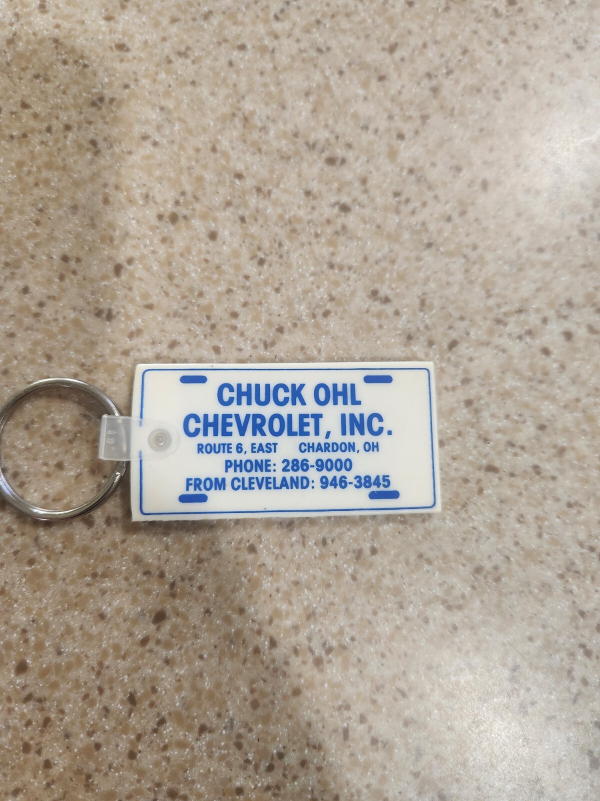 Vintage Chuck Ohl Chevrolet Chardon Ohio Dealership Key Chain. | eBay
