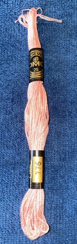 Vtg DMC 25 Embroidery Floss Made In France Pink #776 | eBay